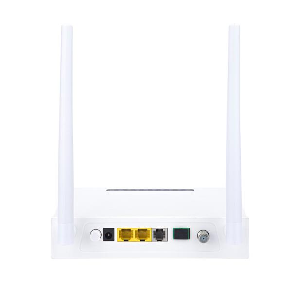 Quality 1GE 1FE XPON ONU WIFI CATV POTs Plastic Casing ONU FTTH FTTO Solution for sale