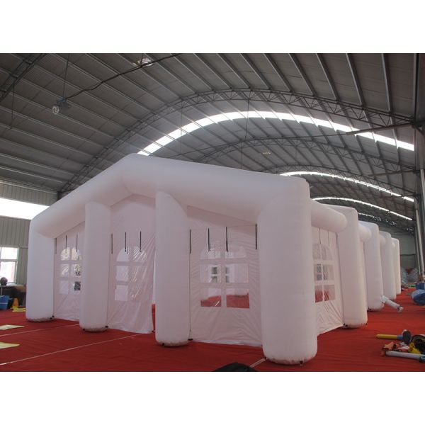Quality 20*10m Customized Inflatable White Wedding Tent for Outdoor Playground and for sale
