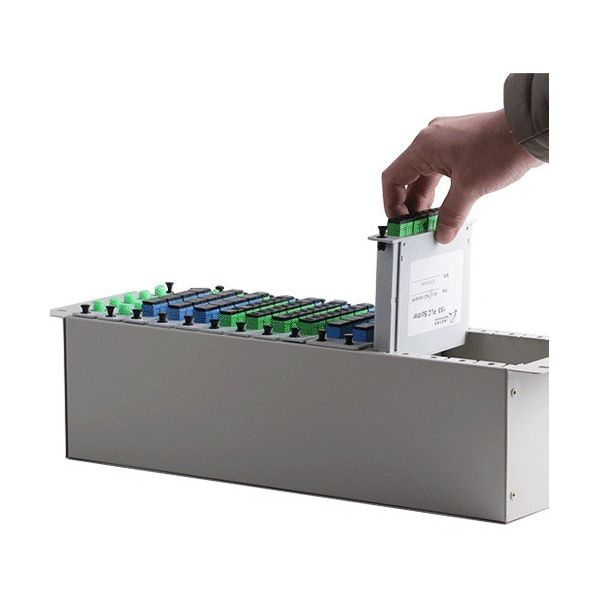 Quality 1x2 1x4 1x8 16 Slots Fiber Optical PLC LGX Splitter Chassis for 3U 19