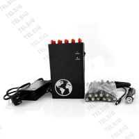 Quality 10 Antenna Handheld Cell Phone Signal Jammer Up To 20m Jam Radius Durable for sale