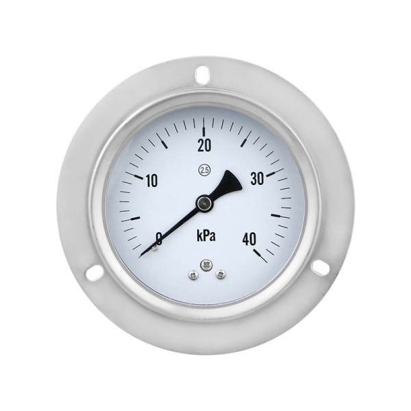 Quality 100mm 304ss Stainless Steel Diaphragm Capsule Micro Manometer Fuel Pressure Gauge for OEM for sale