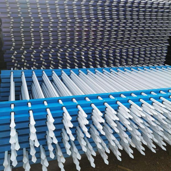 Quality High Security Anti Rust Galvanized Outdoor Metal Fence Powder Coating Non Welded Easy To Install for sale