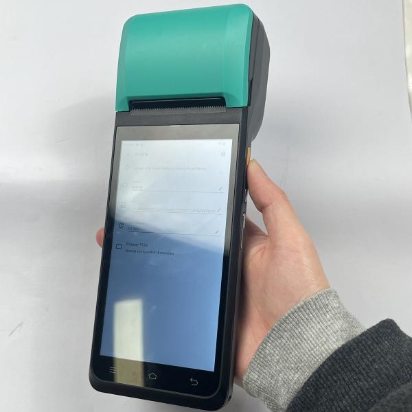 Quality Bluetooth Smart Order POS Orange / Green Mobile POS For Small Business for sale
