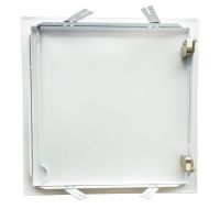 Quality Removable Hinged Type Steel Access Panel With Slotted Lock for sale