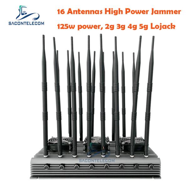 Quality DC24V UMTS Prison Cell Phone Jammers 16 Channels Infrared 200-6000Mhz for sale