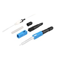 Hot Melt FTTH SC APC SC UPC Fiber Optic Fast Connector