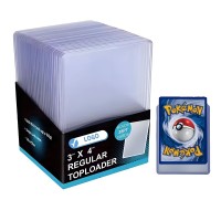 Quality Ultra Clear 35PT Toploaders PVC Game Card Holder for Football Basketball Trading for sale