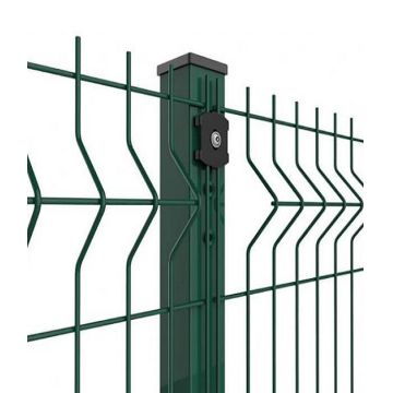 Quality Hot dipped galvanized 3D Curvy PVC Coated Welded Wire Mesh Fencing for sale