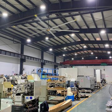 Quality 0.40KW High Speed High Volume Large HVLS Fans For Gym Mall for sale