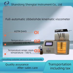 Quality SH112G Full Automatic Ubbelohde Kinematic Viscometer Meet USPViscosity for sale