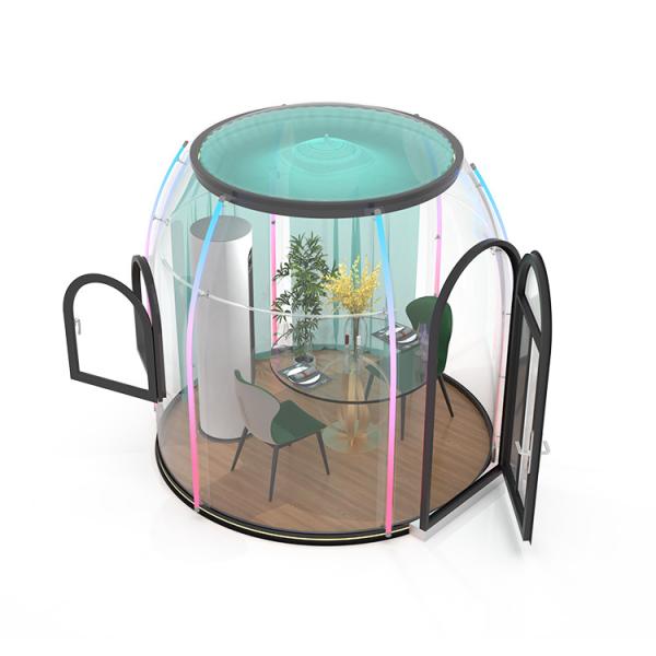 Quality Wind Resistance Polycarbonate Dome Tent Oval Plastic Bubble Tent for sale