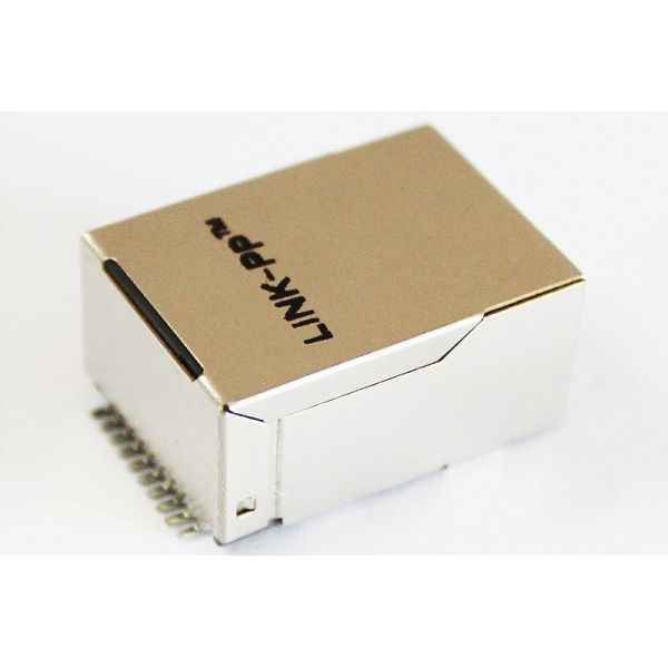 1500Vrms Surface Mount SMT RJ45 Connector For PC Mainboard J0C-0006NL ...