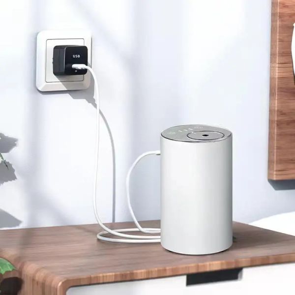 Quality HOMEFISH Portable Waterless Nebulizer Car Aroma Diffuser With Smart Touch Screen for sale