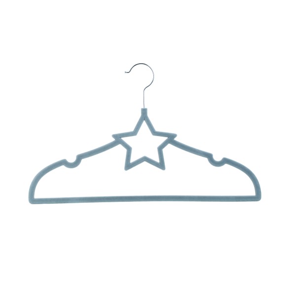 Quality Star Shaped Ultra Thin Velvet Space Saving Hangers for sale