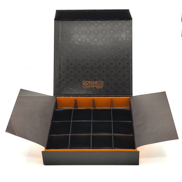 Quality Eco Friendly Paper Chocolate Box Candy Flip Top Boxes With Magnetic Closure for sale