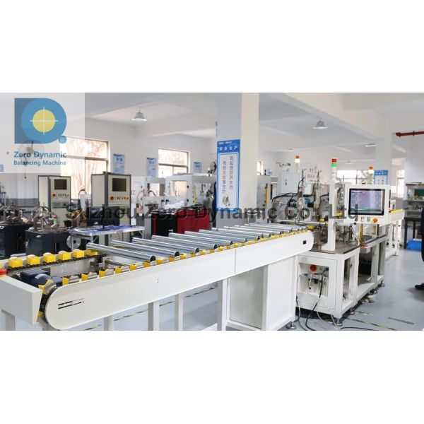 Quality Treadmill Roller Balancing Machine with Conveying Line, Welding Balance for sale