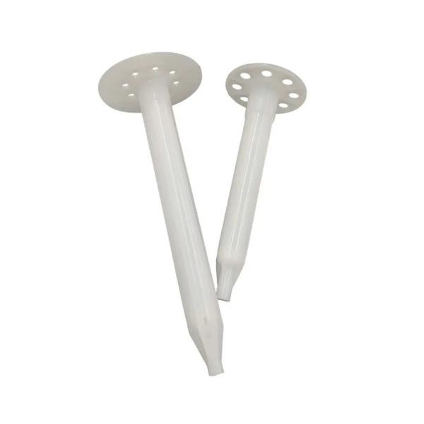 Quality White Spiral Hammer In Wall Insulation Anchors Strong Inner Screw Nails for sale