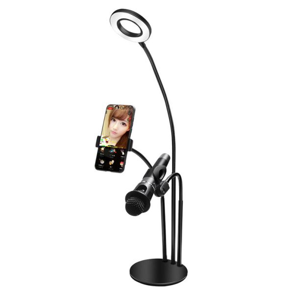 Quality 12000K Desk Ring Light With Phone Holder for sale