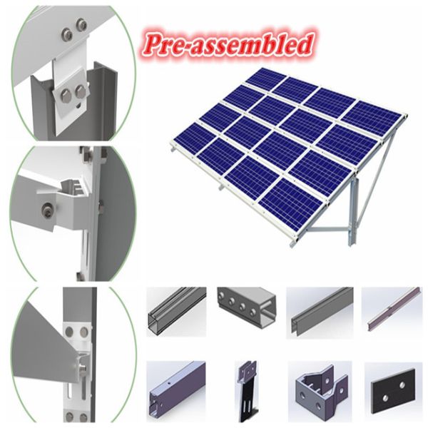 Quality Solar Ground Mount System Solar Panel Module Kit Solar 3000watts  3KW Photovoltaic Systems  Sistema Seguimiento Solar for sale