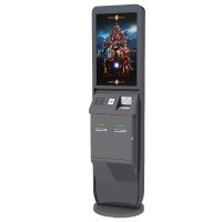 Quality 32inch~43inch Self Service Bus Ticket Vending Machine Movie Theater Ticket Kiosk for sale