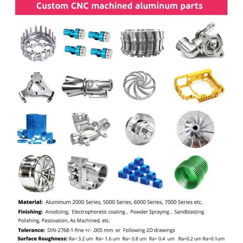Custom CNC Milling Machining Metal Flange Housing Aluminum Stainless Steel Machined Parts Precision Machining Part/ Machine Part/ Metal Processing