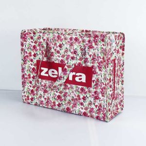 Quality Foldable Environmental Friendly Handle PP Woven Bags For Supermarket for sale