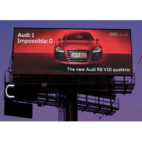 Quality Super Bright Outdoor Full Color LED Display DIP346 P20 With Static Scan Easy Install for sale