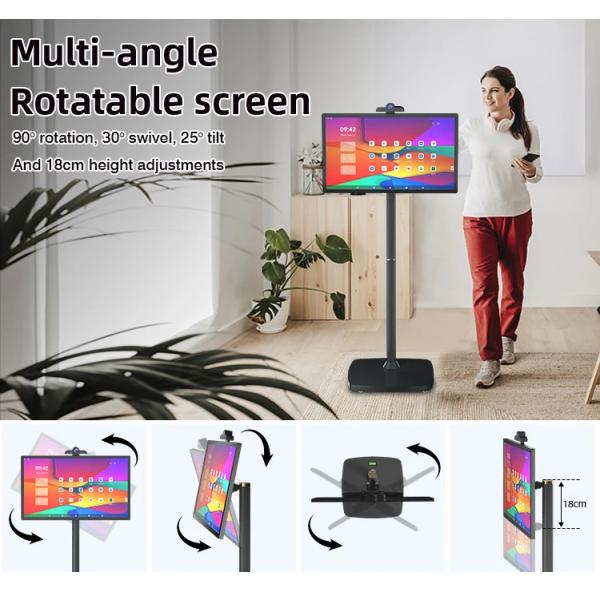 Quality Portable Indoor 22Inch Android Standbyme TV Moving Smart WiFi Touch Screen Floor for sale
