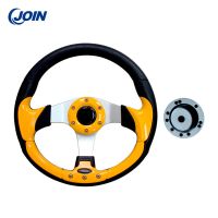 Quality 12.5 Inch Universal Golf Cart Steering Wheel With Different Colors for sale