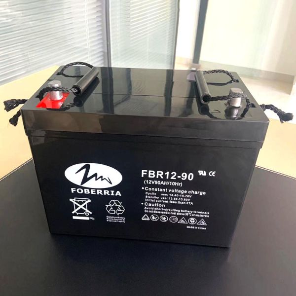 Quality 12V90Ah low discharge lead acid battery deep cycle battery systems for solar for sale