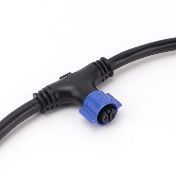 Quality Male Female Waterproof Electrical T Connectors , 20A PA66 T Type 2 Pin Connector for sale