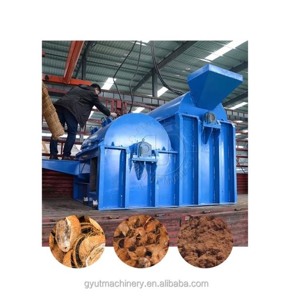 Quality First-class High Output 3-4 T Automatic Coconut De-fibering Machine Coir Fiber for sale