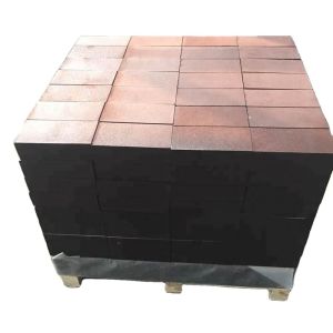 Quality Steel Ladle Magnesium Carbon Refractory Bricks with Cold Crushing Strength MPa for sale