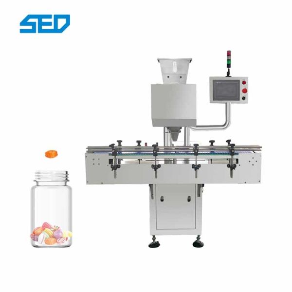 Quality 12 Channel Stainless Steel Capsule Counting Machine 10-50 Bottles/Min for sale