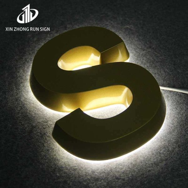 Quality Customized Stainless Steel/Acrylic Size Led Light Emitting 3d Letter Logo for sale