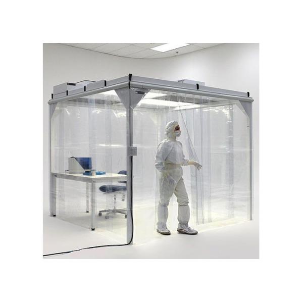 Quality Class 100 Modular Portable Softwall Clean Rooms ISO Anti Static Floor HEPA for sale