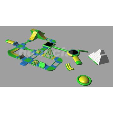 Quality Customized Inflatable Floating Water Park Games For Adults / Aquapark Inflatable for sale