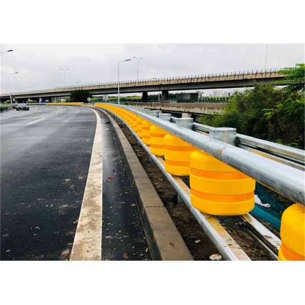Quality Highway Safety Rolling Guardrail Barrier Crash Barrier Eva Rolling Barrels for sale