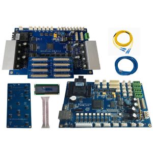 Quality Gigabit network dx5 four head board inkjet printer system for UV Flatbed Printer for sale