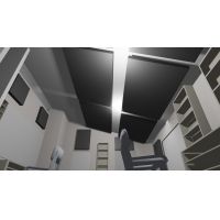 Quality Studio Ceiling Tiles 50mm Thick Soundproofing Fabric Wrapped Acoustical Panels for sale