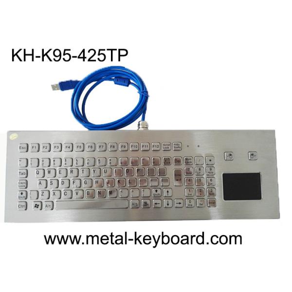Quality PS/2 USB Desktop IP65 Stainless Steel Keyboard for sale