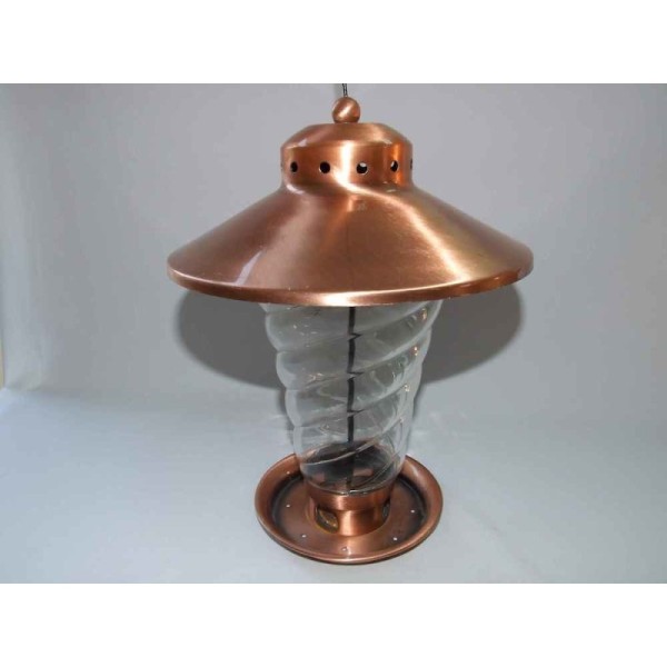 Quality Weatherproof Customized Metal Hanging Bird Feeder Metal Peanut Feeder for sale