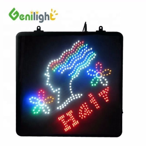 Quality Genilight Indoor LED Beauty Salon Sign Power Saving Chasing and Moving Function for sale