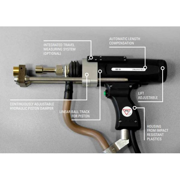 Quality GD-19 Steel Drawn Arc Stud Welding Gun / High - Grade Outside Welding Cable for sale