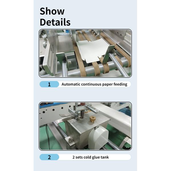 Quality Cardboard/Corrugated Straight Line Box Automatic Two Pieces Carton Folder Gluer for sale