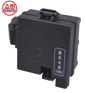Quality Black Industrial Automotive Fuse Box / Car Battery Fuse Block Two Ways for sale
