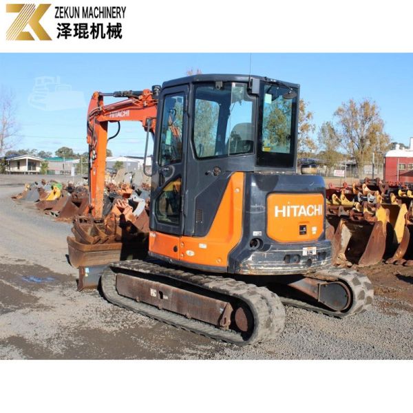 Quality 5 Tons Hitachi Used ZX55-5A Second Hand Mini Digger With YANMAR Engine for sale