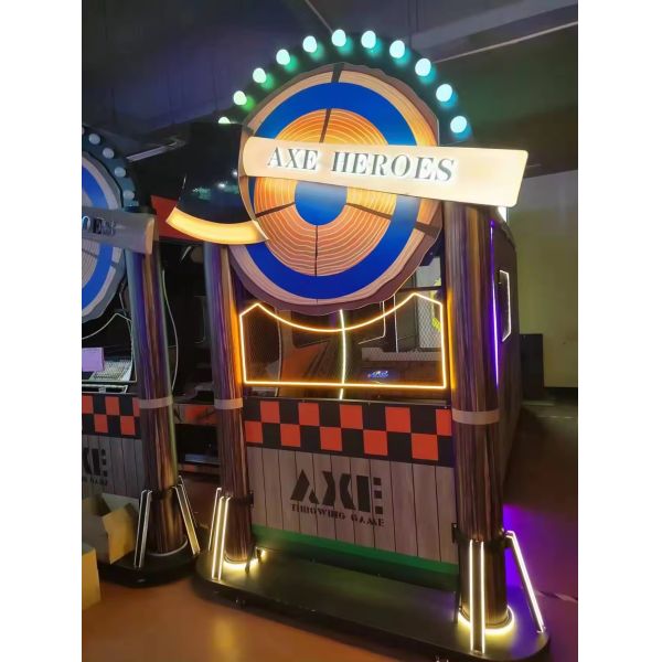 Quality Coin operated Axe throwing sport game Axe Throwing axes game machine for sale