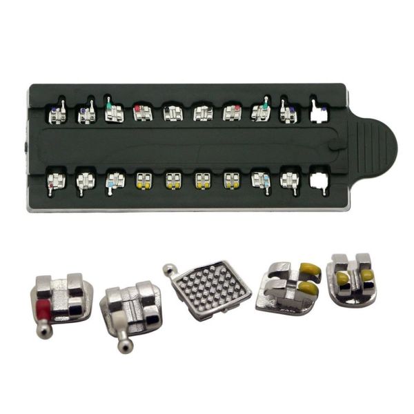 Quality Orthoclassic Ceramic Roth Self Alignment Braces Brackets 0.022 0.018 Mini Hook for sale