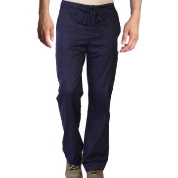 Quality 200 GSM Insert Pocket Plain Spandex Pants Medical Uniform Scrubs for sale